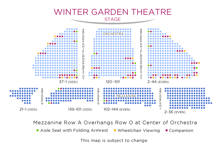 Garden Theatre Winter Fl Seating Chart | Fasci Garden